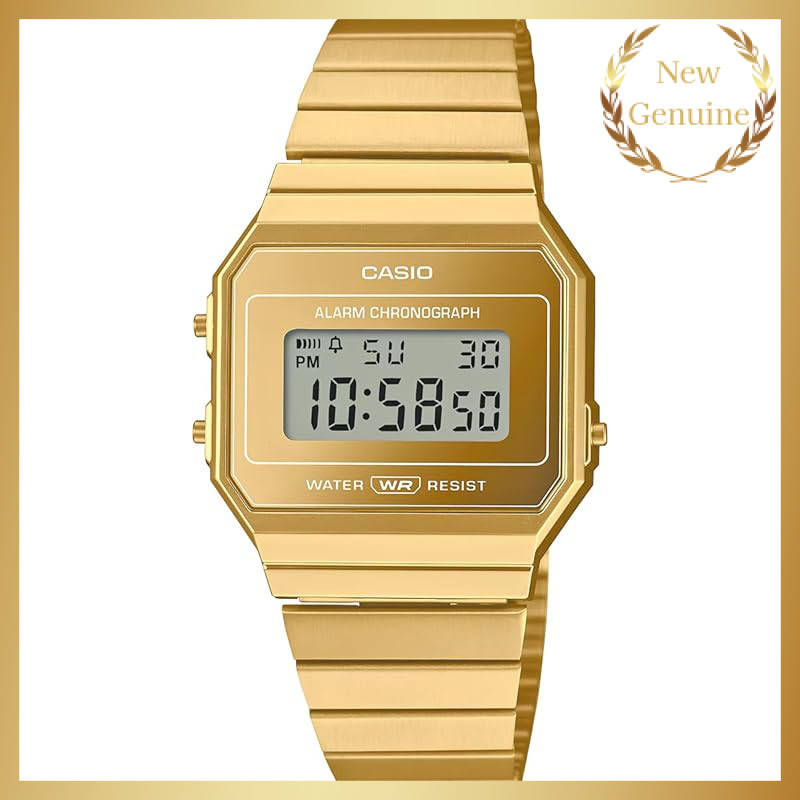 CASIO Vintage Digital Watch - A700 Series for Men and Women - Silver ...
