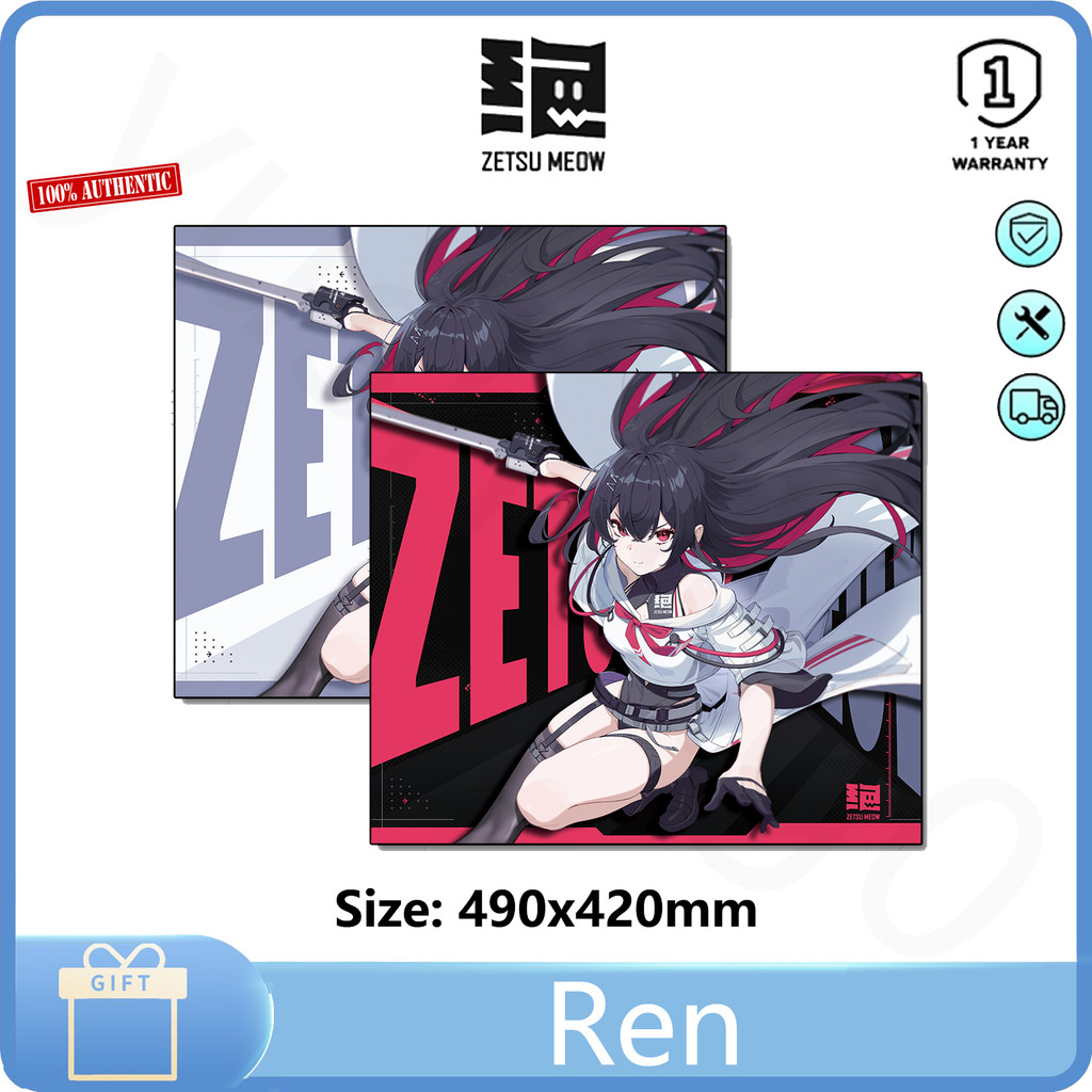 ZetsuMeow Ren Neutral control two-element gaming mouse pad | Shopee ...