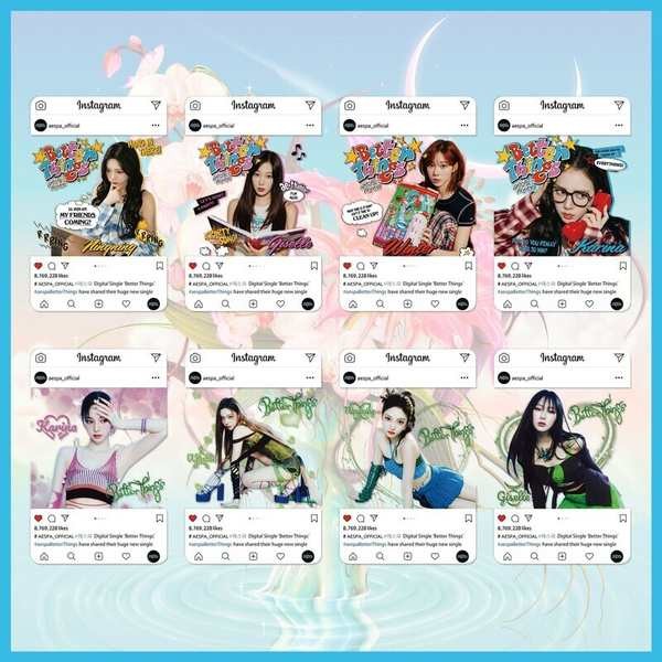 aespa photocard aespa armageddon aespa A aespa Album My World Spicy ...