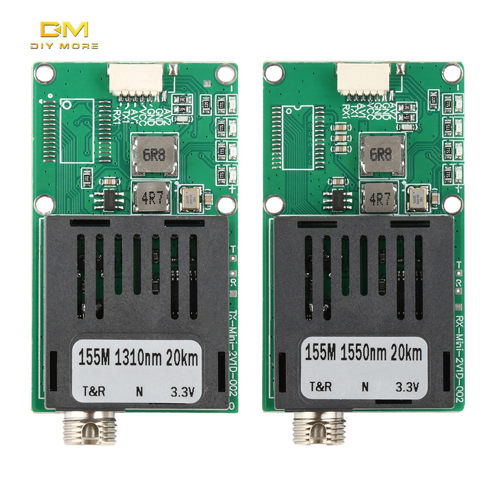 DIYMORE Sky/Earth TTL Optical Transceiver Module DC 5.5-26V FC RX/TX/AV ...