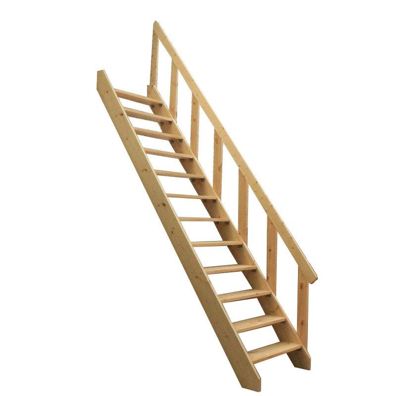 Solid Wood Split Level Indoor Outdoor Climbing loft Loft Corner Simple ...