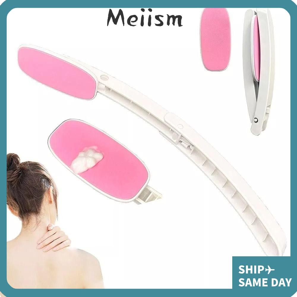MEIISM Backs Lotion Applicator, Reusable Long Curved Handle Sunscreen ...