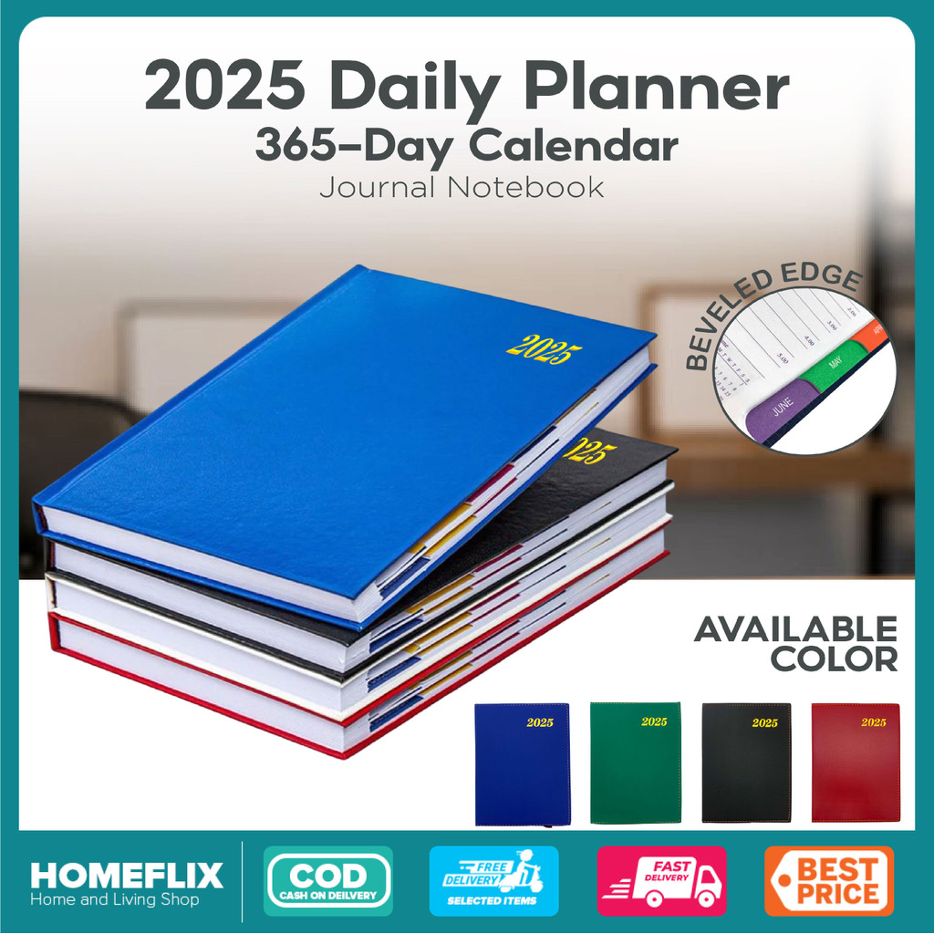 Homeflix 2025 Planner Notebook, Book Business Office Notebook Weekly ...