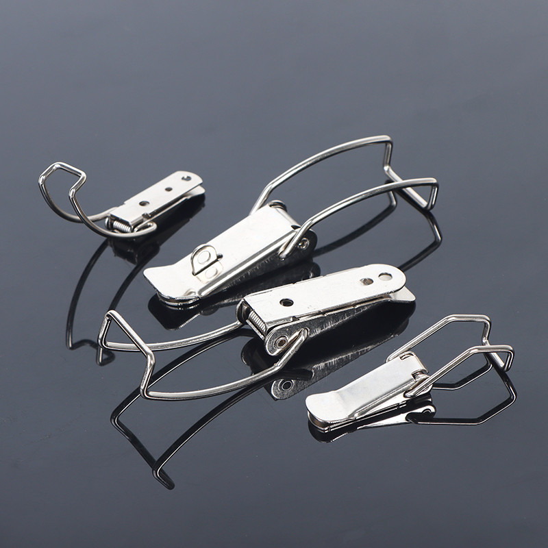 IGO Hasp Latch Lock Metal Box Locking Long Toggle Catch Buckle Loaded ...