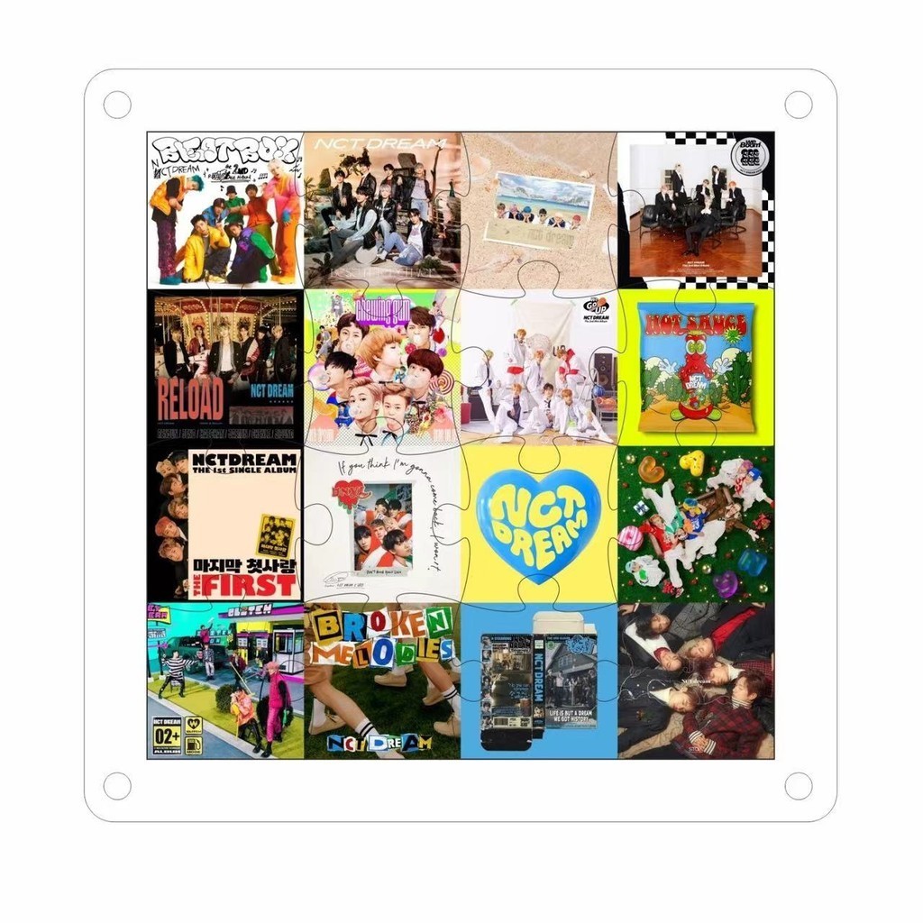 Kpop Idol NCT Dream Album Cover Acrylic Puzzle Frame Display (puzzle ...