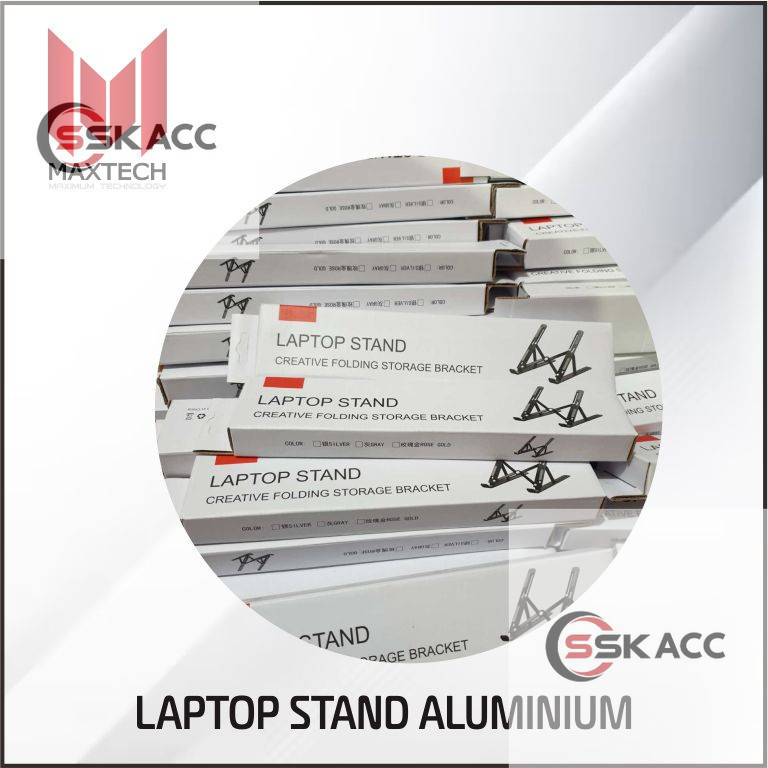 Laptop Stand Holder Portable Folding Full Aluminum 6 Height SSKACC ...