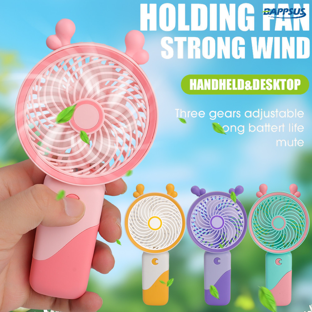 Portable Colorful Cartoon Pocket Small Fans with Hanging Rope Summer ...