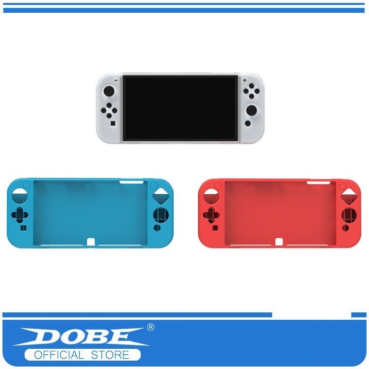 Dobe Nintendo Switch OLED Silicone Gamepad Console Protective Cover ...