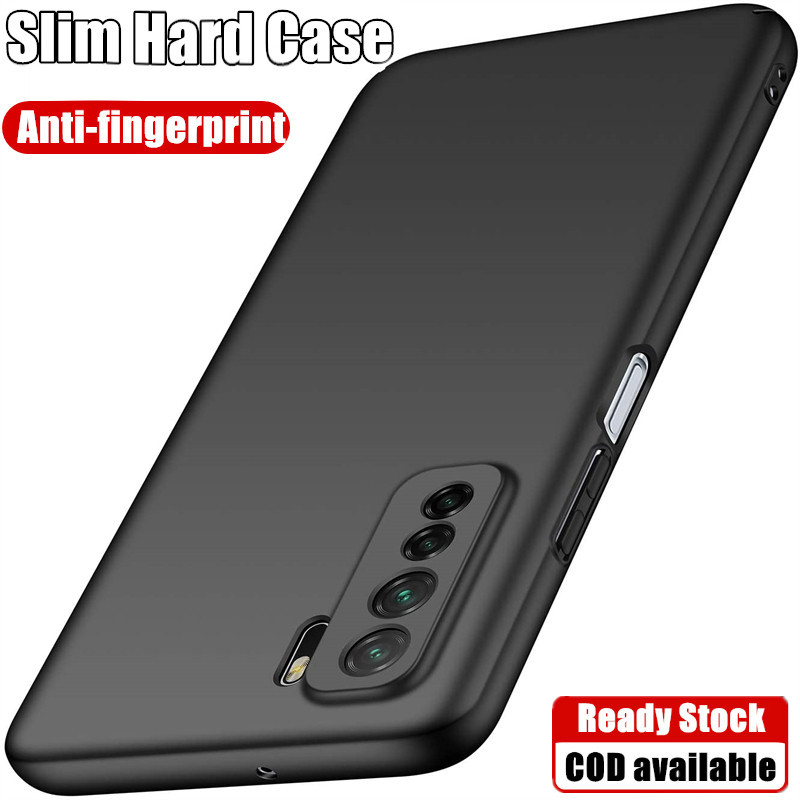 For Huawei P40 Lite 5G CDY-NX9A Slim Fit Sturdy Hard Plastic Non-Slip ...