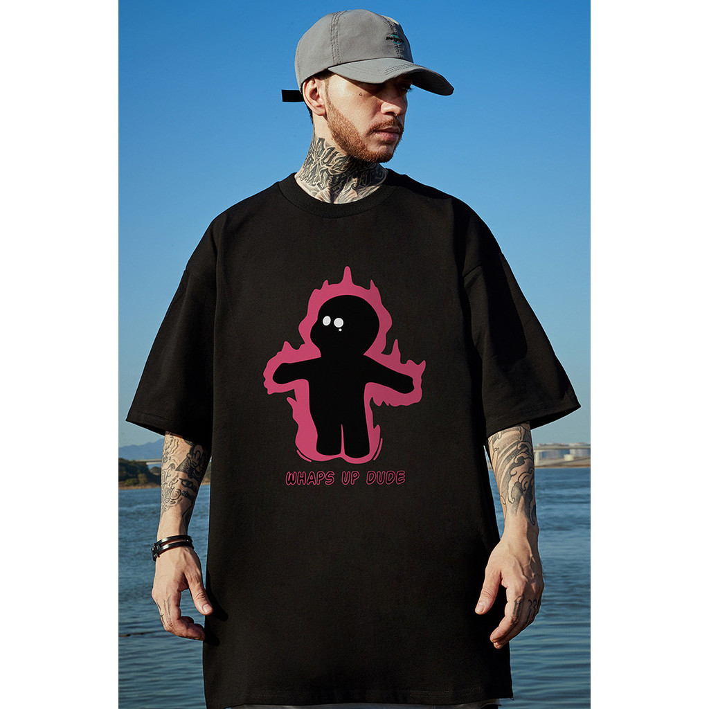 Small Sun Print Sweat-absorbing Design Cotton Short sleeved Men's and ...