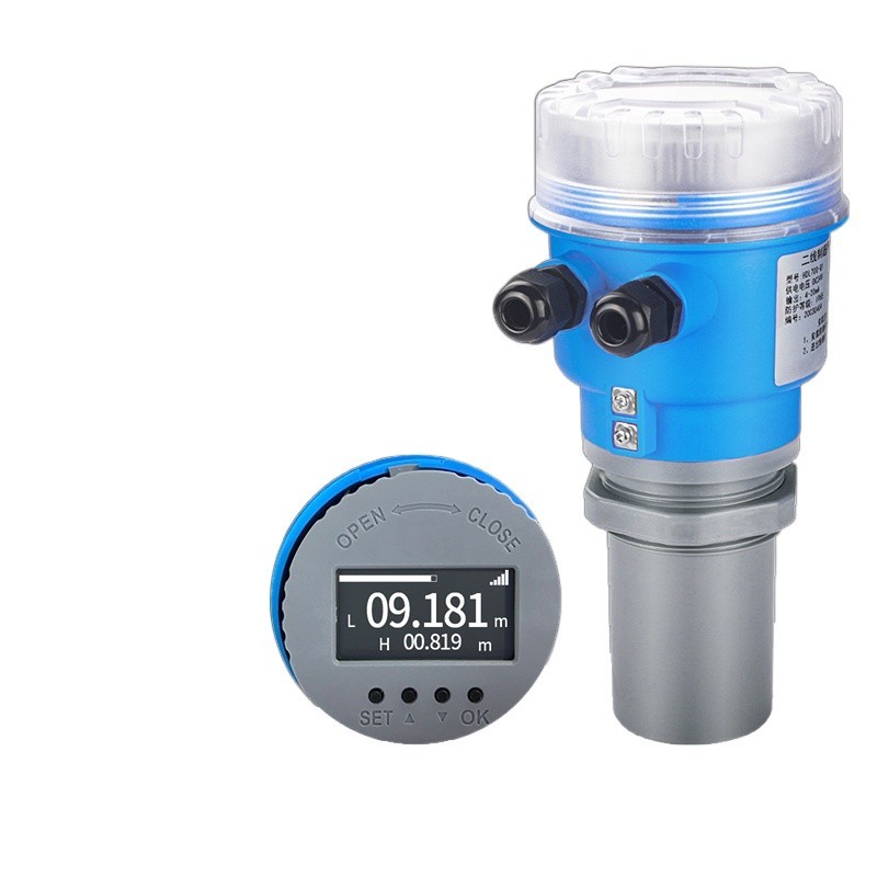 Integrated ultrasonic liquid level gauge split ultrasonic liquid level ...