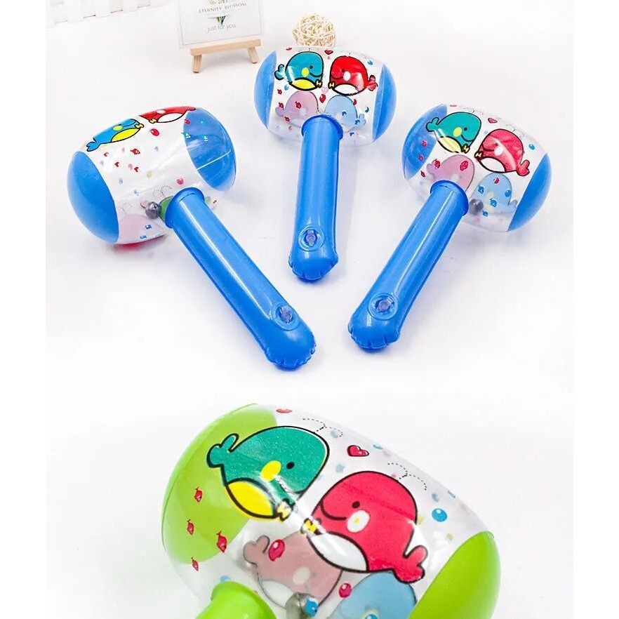 10 Children's Cartoon Inflatable Hammer with Bell Small Hammer Children ...