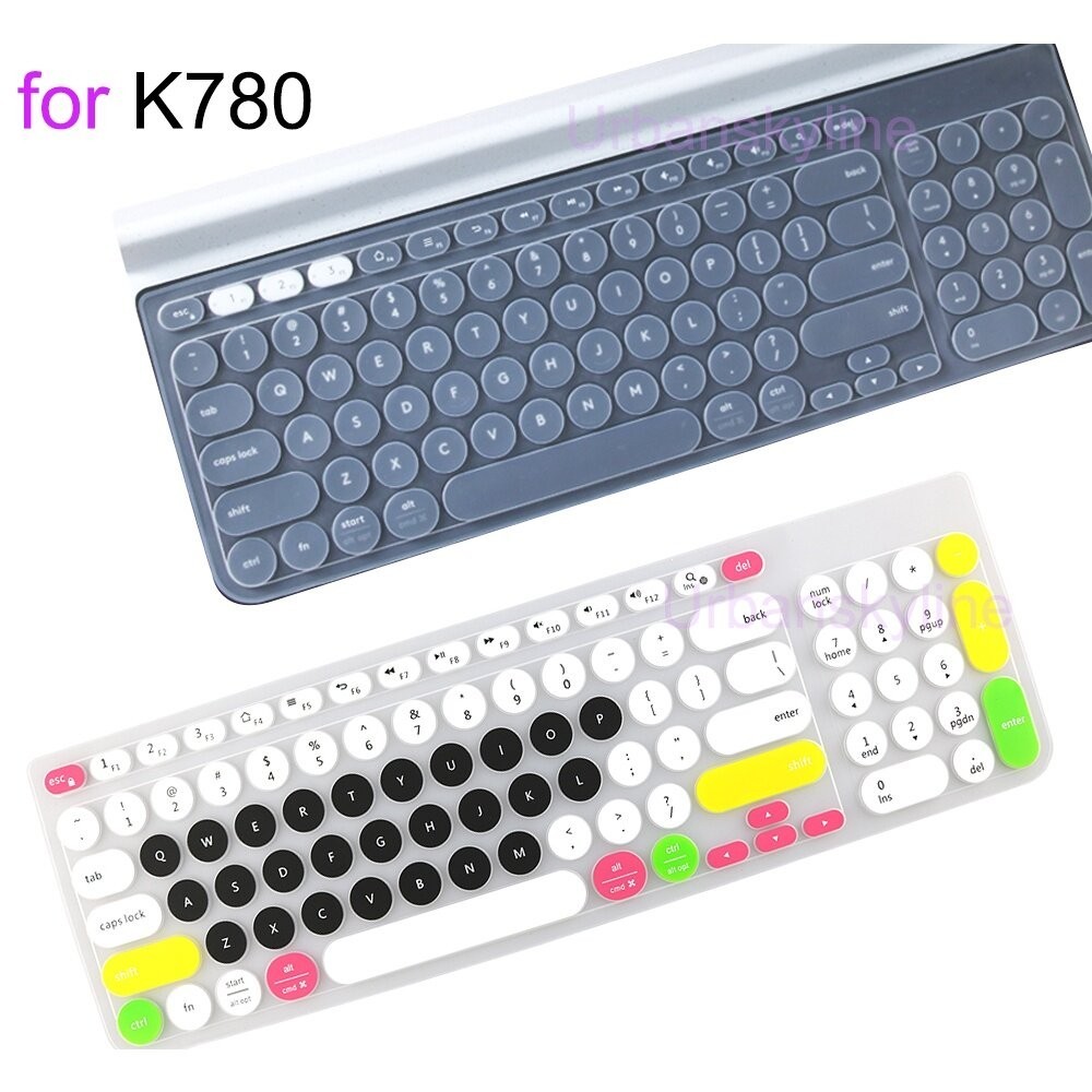GG+For Logitech K780 multi-device wireless Bluetooth Silicone keyboard ...
