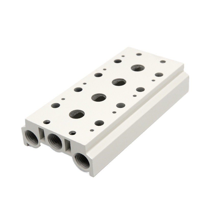 Jaynese pneumatic JNC solenoid valve base manifold 4V300M-1F-2F-3F-4F ...