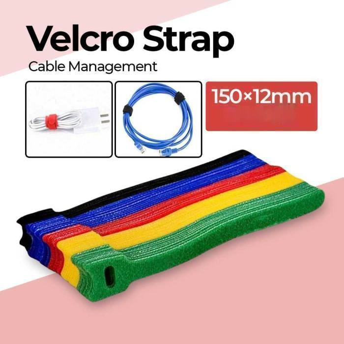 Multi-purpose Cable Strap Adhesive Nylon Strap Cable Management 150mm x ...