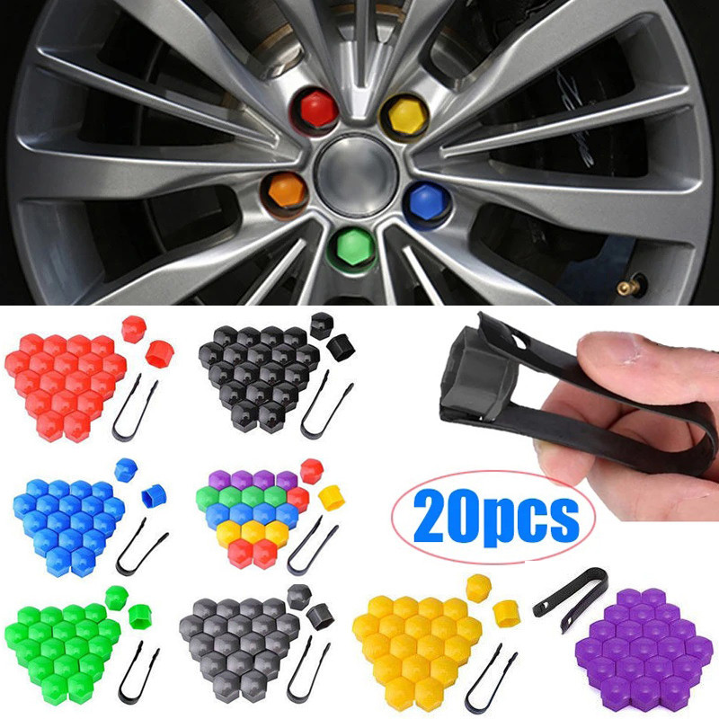 20pcs Car Wheel Nut Head Screw Cover, Rims Screw Protector, Special ...