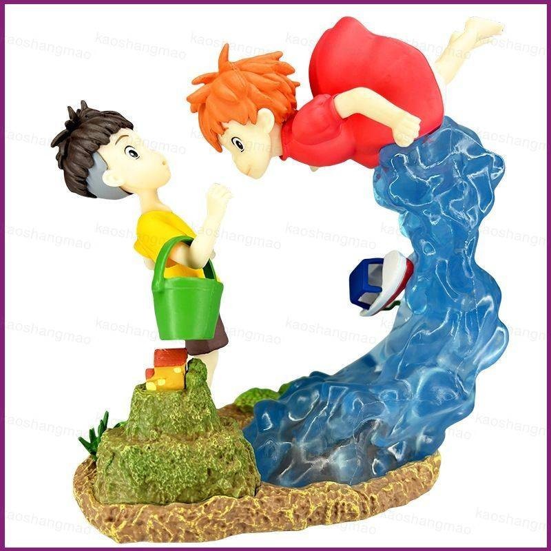 Ponyo on the Cliff Sousuke Ponyo Action Figure Meetion Model Dolls Toys ...