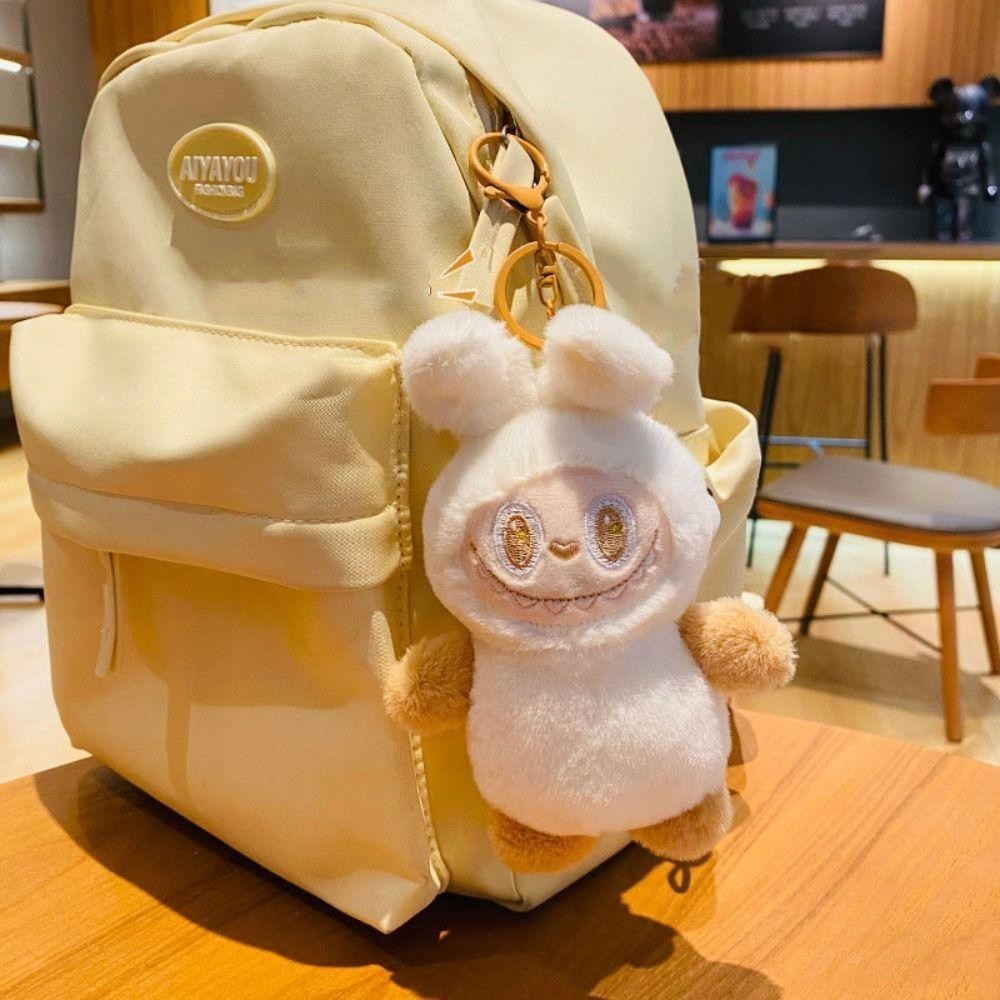 Pop Mart Cute Plush Keychain Bubble Long-Ear Rabbit Plush Toys Keyrings ...