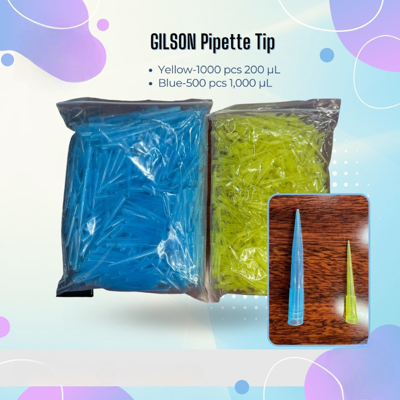 Pipette Tip (GILSON) Yellow-1,000 pcs 200 μL / Blue-500 pcs, 1,000 μL ...
