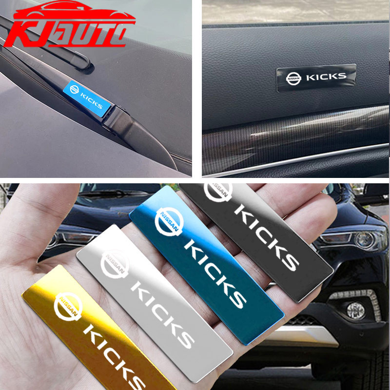 Nissan Kicks Car Body Fender Side Metal Emblem Sticker Auto Window ...