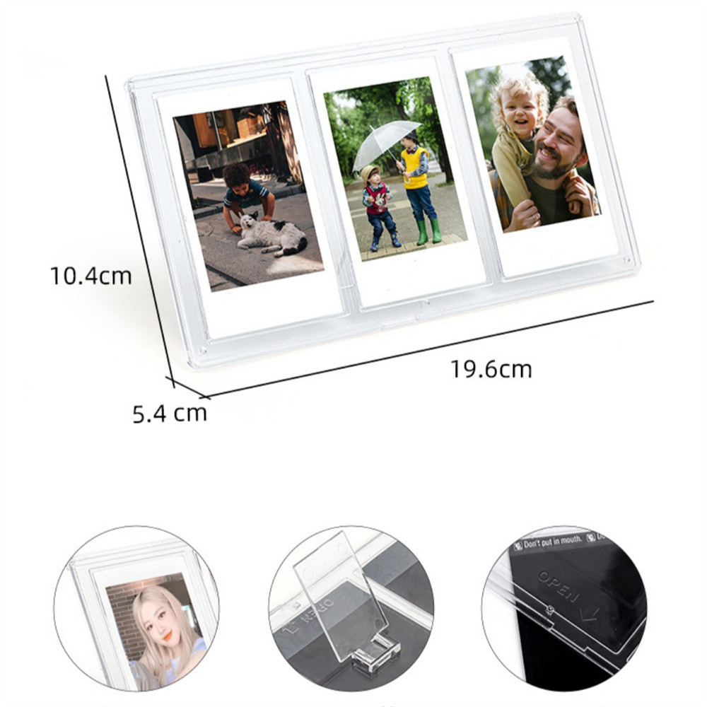 Mini Collage Picture Frame, 3 in 1 Polaroid Frame for Instax Mini 3 ...