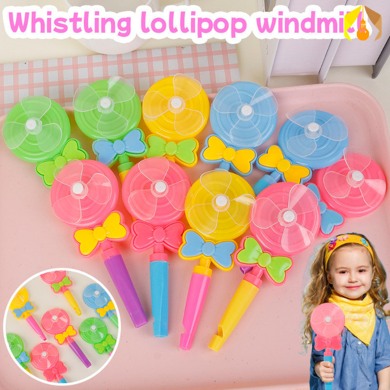 Candy Color Kawaii Lollipop Shaped Fan Game Prop - Handheld Durable ...