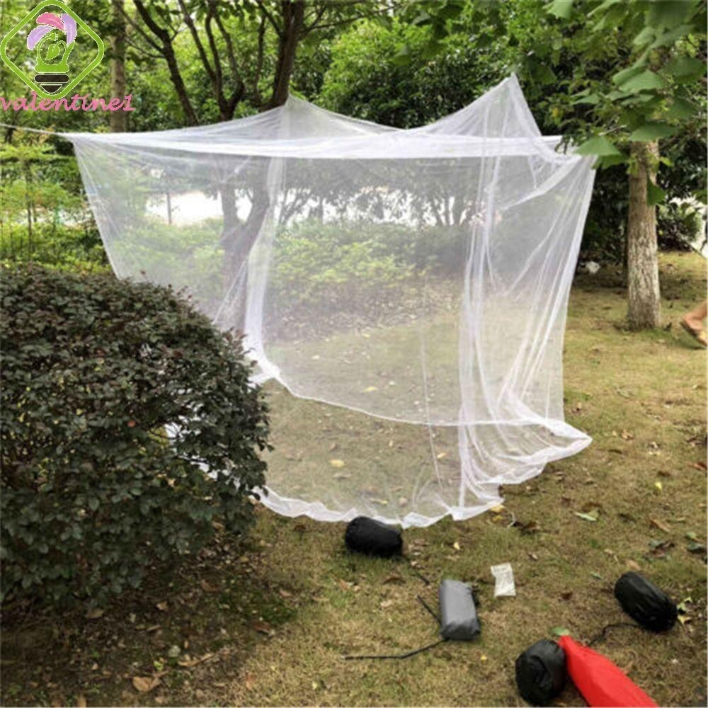 AVALENTINE Portable Netting Large Insect Tent Mosquito Net Travel White ...