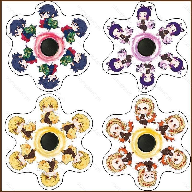 Kira Demon Slayer Naruto Dragon Ball Running Fidget Hand Spinner Stress ...