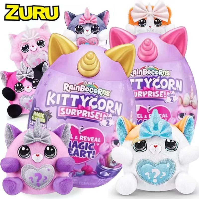 ZURU Rainbocorns Kittycorn Surprise Series 2 Generation Cartoon Plush ...