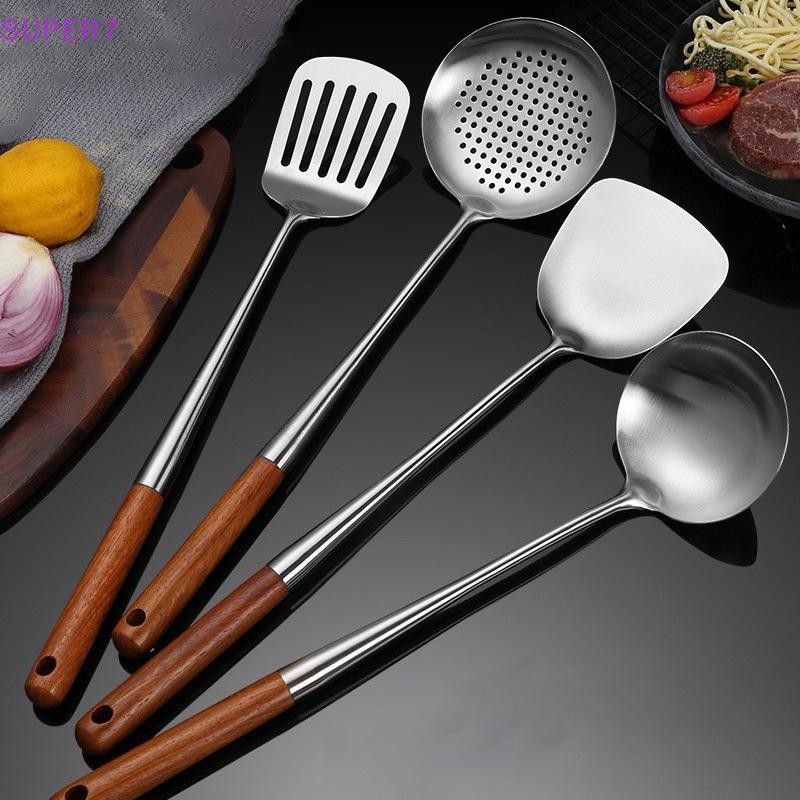 floweroverflowsuper.ph Wok Spatula Iron Ladle Tool Set Stainless Steel ...