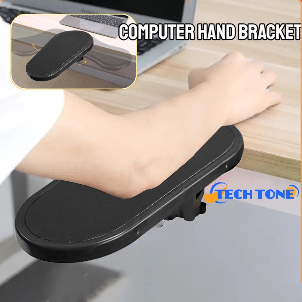 Computer Table Arm Support Computer Arm Rest Pad Desk Attachable PC ...