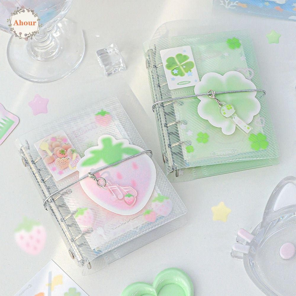 AHOUR Loose-leaf Notebook, Cartoon Mini Hand Account Book, Learn Ledger ...