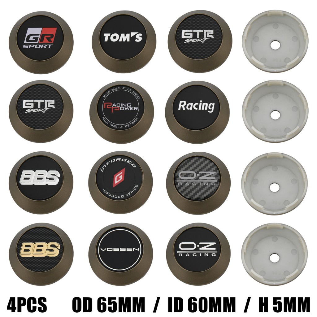 JDM Car Styling OZ Rim Cap 65mm VOSSEN Wheel Cover Hub Cap INFORGED ...