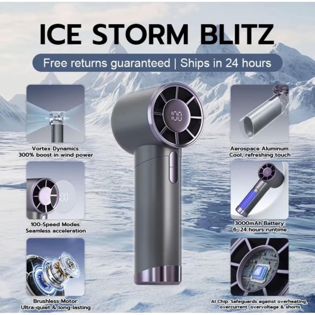 New high speed fan mini fan rechargeable fan handheld electric fan Cool ...