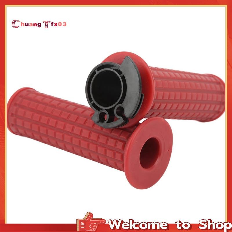 【Chuangtfx03】Motorcycle 22mm Handlebar Throttle Grips Left Right Side ...