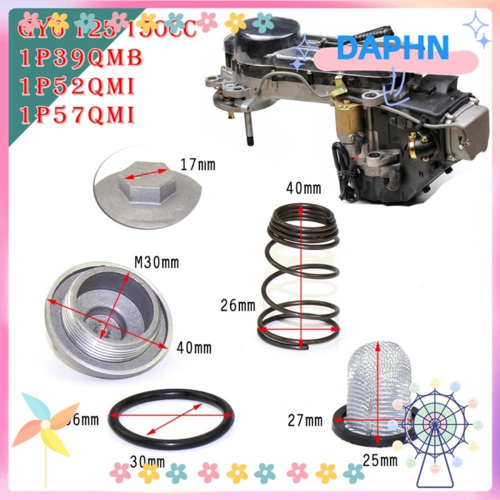 DAPHS Scooter Oil Drain Plug Set, 50cc To 150cc GY6 Engine Parts Oil ...