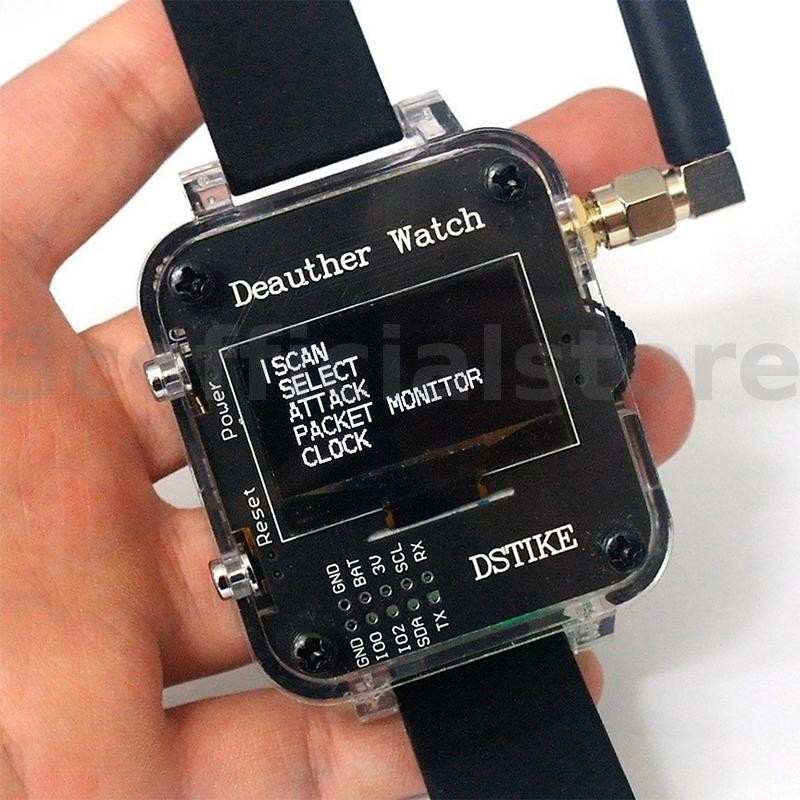 DSTIKE Deauther Watch V3S Internet of Things Security Test Watch Hacker ...