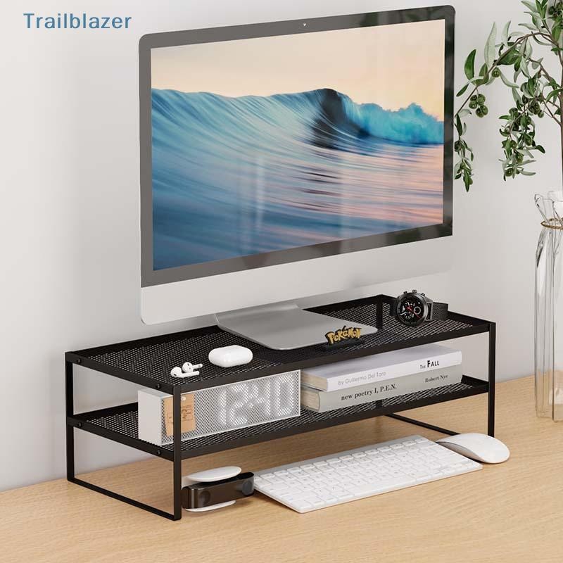 TBPH Double-Deck Computer Monitor Riser Holder PC Screen Stand Bracket ...