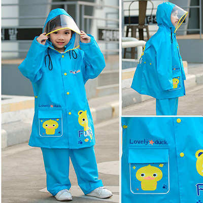 kapote rain coat makapal raincoat for kids kapote makapal Children Raincoat Rain Pants Split ...