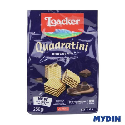 Loacker Quadratini Chocolate (250g) | Shopee Philippines