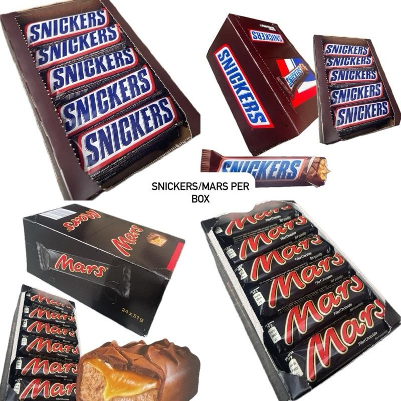 Snickers & Mars per box WHOLESALE PRICE | Shopee Philippines