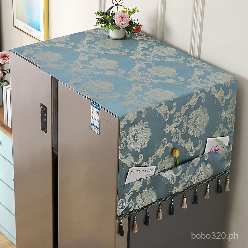 Refrigerator Cover Cloth Double Door Cabinet Top Single Door ...