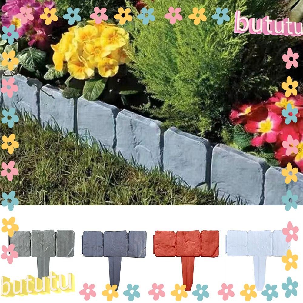 BUTUTU Plastic Fence, Garden Supplies Pathway Ornaments Lawn Border ...