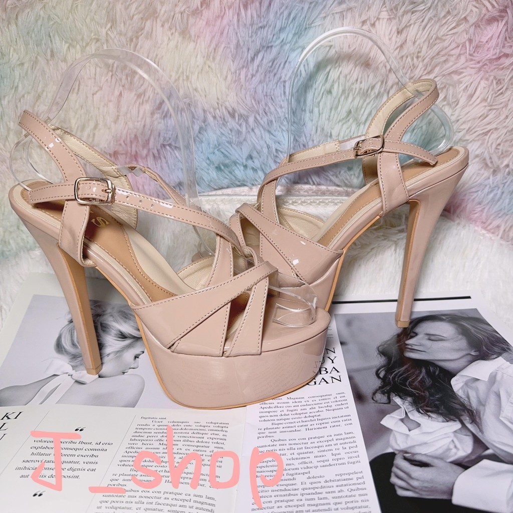 jzs high heels Pageant Shoes glossy 5.5 inches" Heels 888-9 | Shopee ...