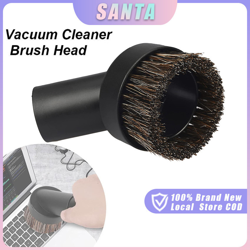 Universal 32mm Vacuum Brush Head Horsehair Connector Round Dust Brush ...