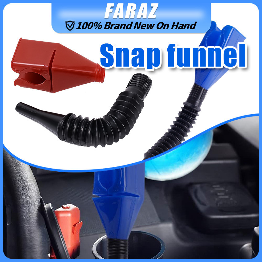 Portable Car Motorcycle Folding Telescopic Hose Refueling Funnel ...