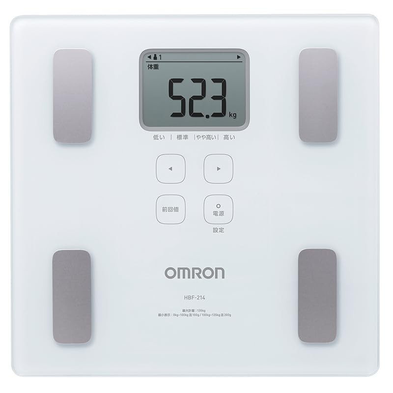【Direct from Japan】Omron Body Weight & Body Composition Scale White HBF ...