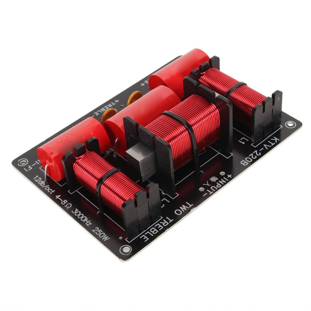 Skill Treble Bass Sound Frequency Divider Stable Signal Transmission 4-8 Ohms 250W 3 Way ...