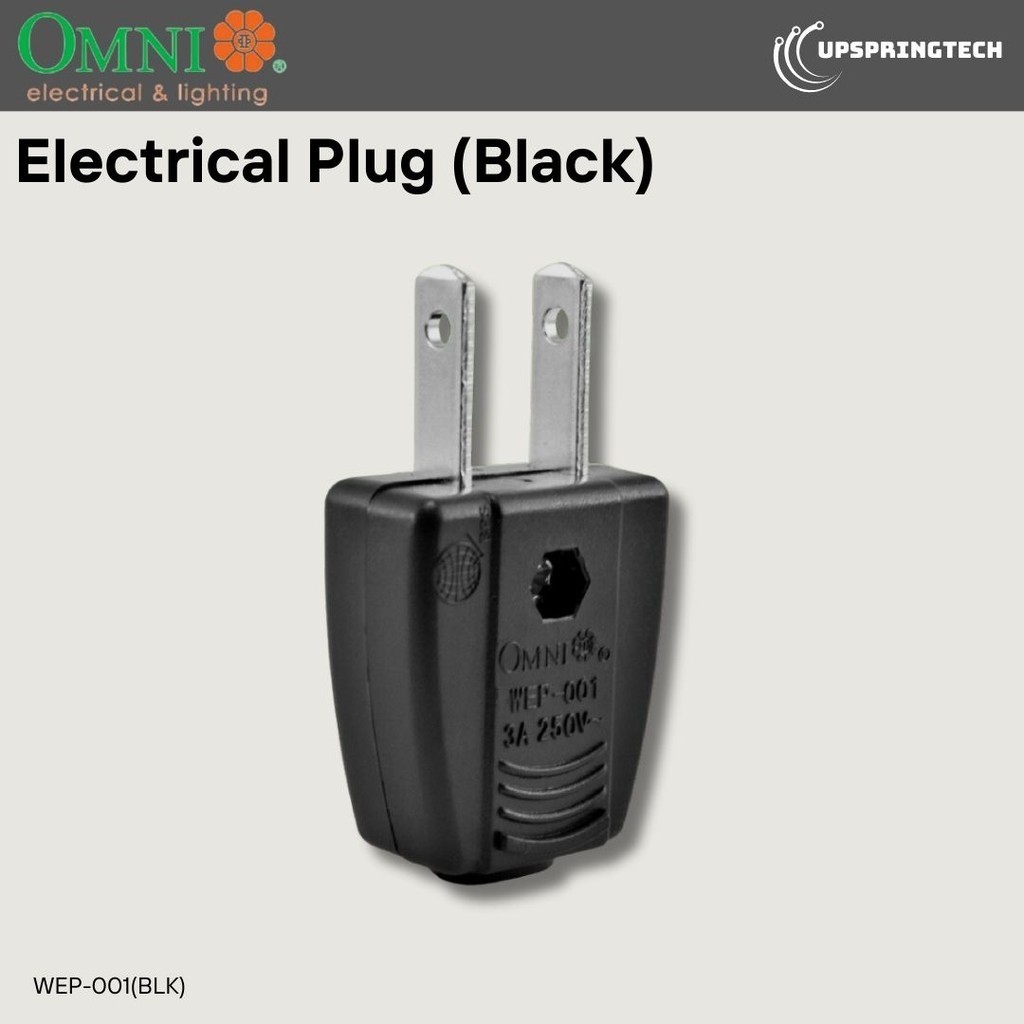 Omni Electrical Plug 3A 250V WEP-001 | Shopee Philippines