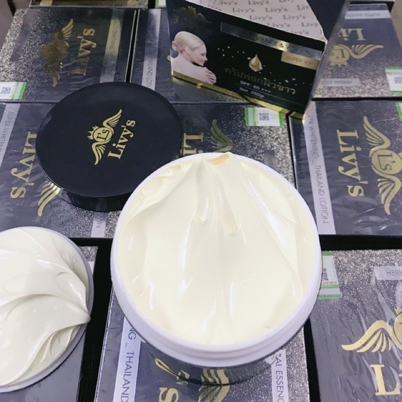 Livy body cream Black and white, waterproof makeup sunscreen 250G ...